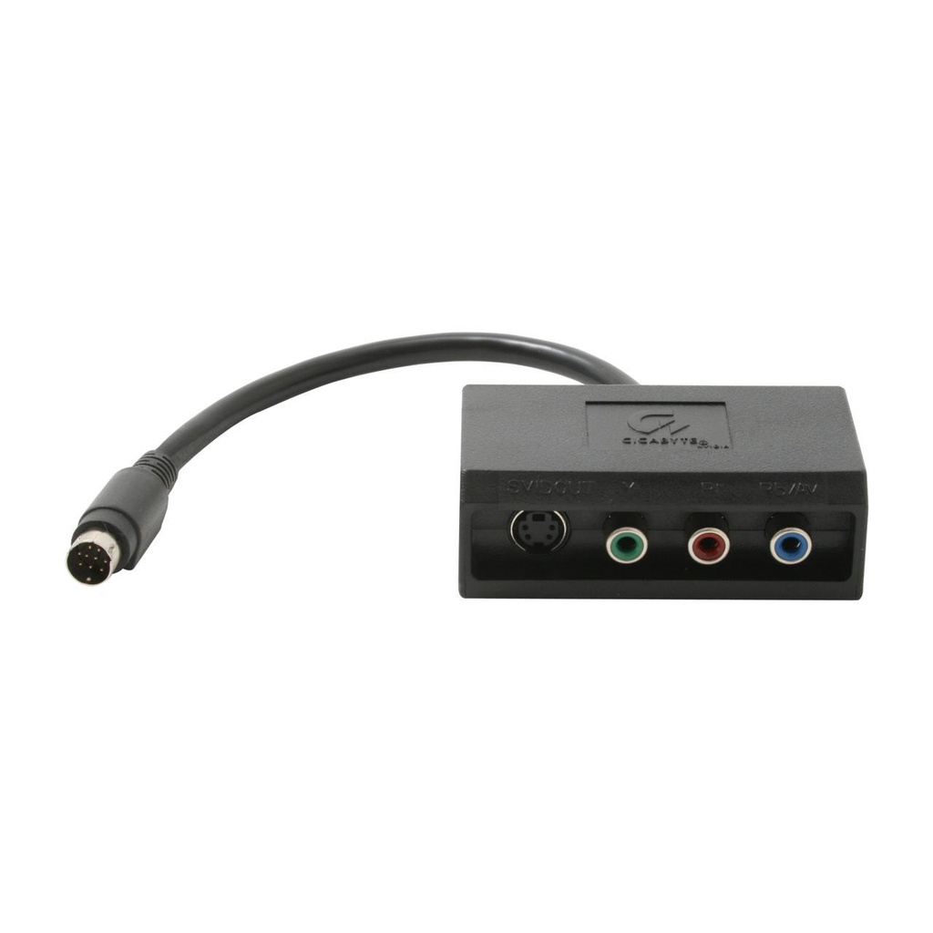 GigaByte S-Video (svhs) 9-pin - RCA Adapter 12 cf 1 10 s external tv ...