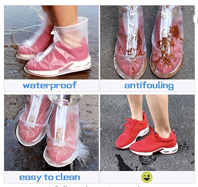 Neugro Reusable Anti-Slip Rain Shoe Cover PVC Plastic Kasut Hujan 防水 防滑 ...