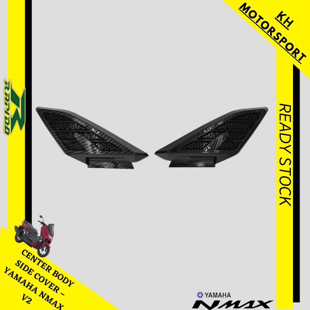 RAPIDO YAMAHA NMAX V2 CARBON CENTER BODY SIDE COVER | Shopee Malaysia