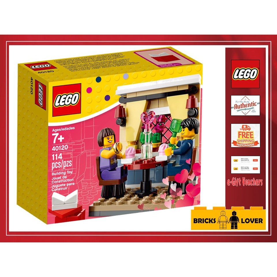 Lego 40120 {Bricks_Lover} Seasonal - Valentine's Day Dinner (100% ...