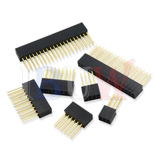5-10PCS 2.54mm Single Double Row Female Long pins 11mm PCB Board Pin ...
