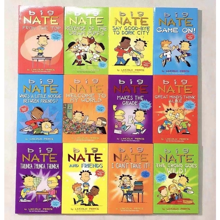 Big Nate Full Colour Collection (12 Books) | Shopee Malaysia