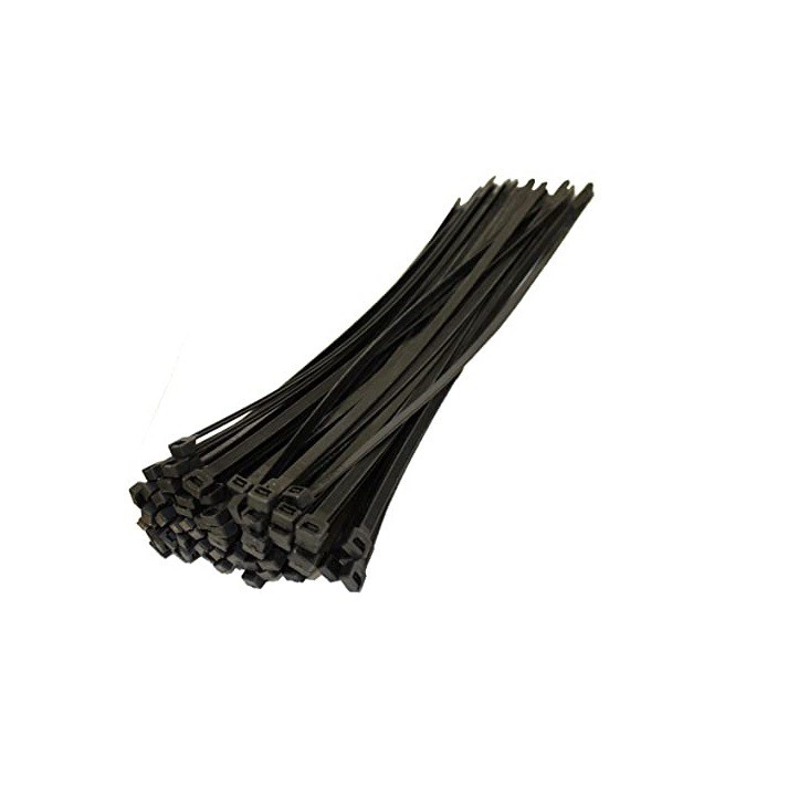 OK-IN HIGH QUALITY 100 PCS Black Nylon Cable Tie Cable Tight ( 10 ...