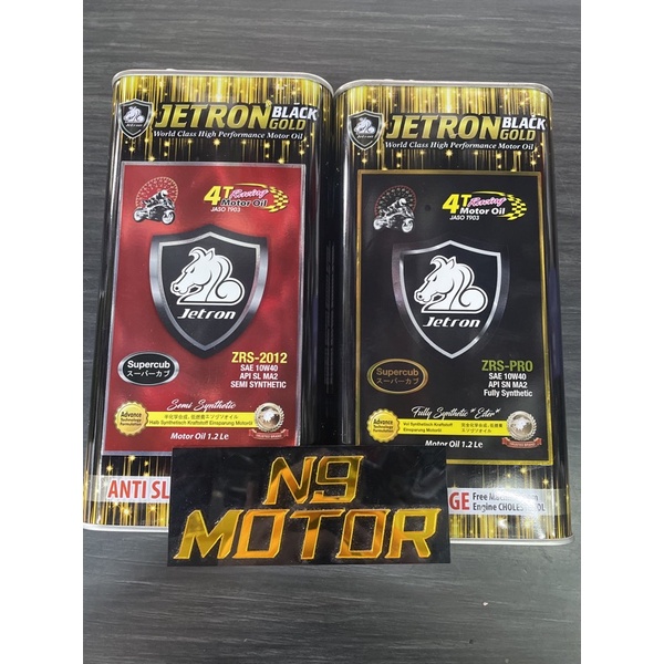 Jetron 4T Motor Engine oil jetron Oil Semi dan fully Khas untuk RS150 ...