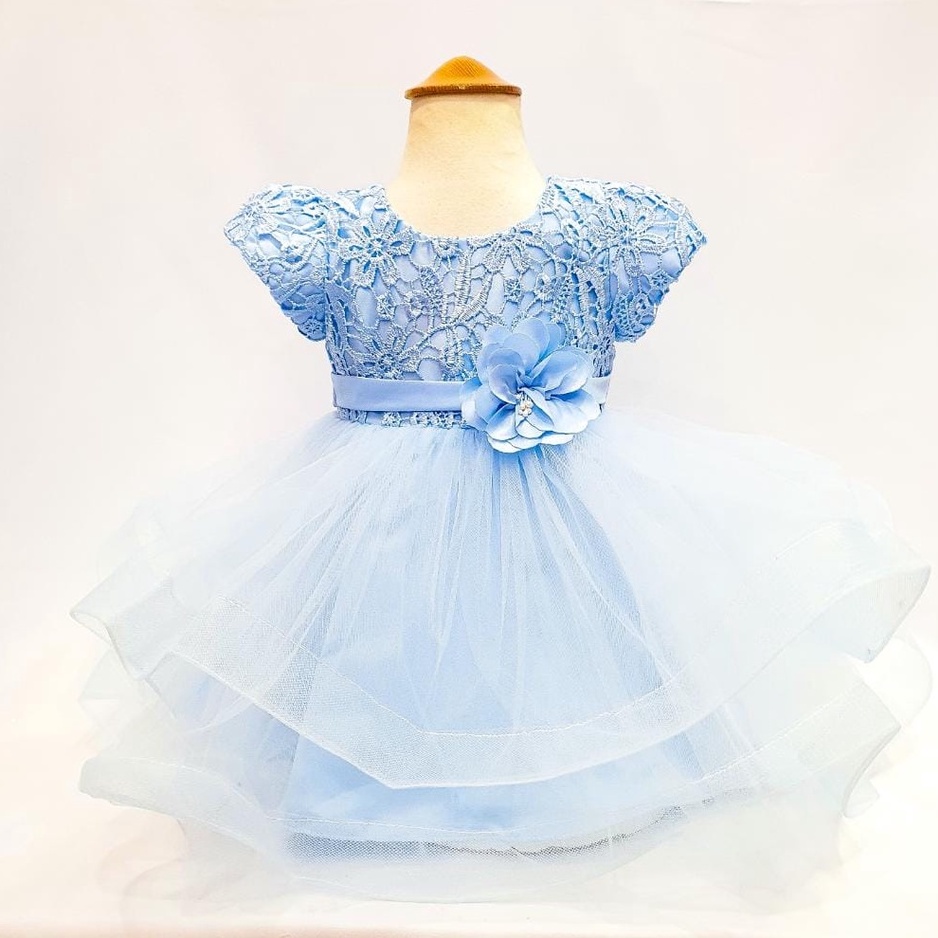 Dress Baby Girl Newborn Gaun Budak Perempuan Flower Girl Dress Baby ...