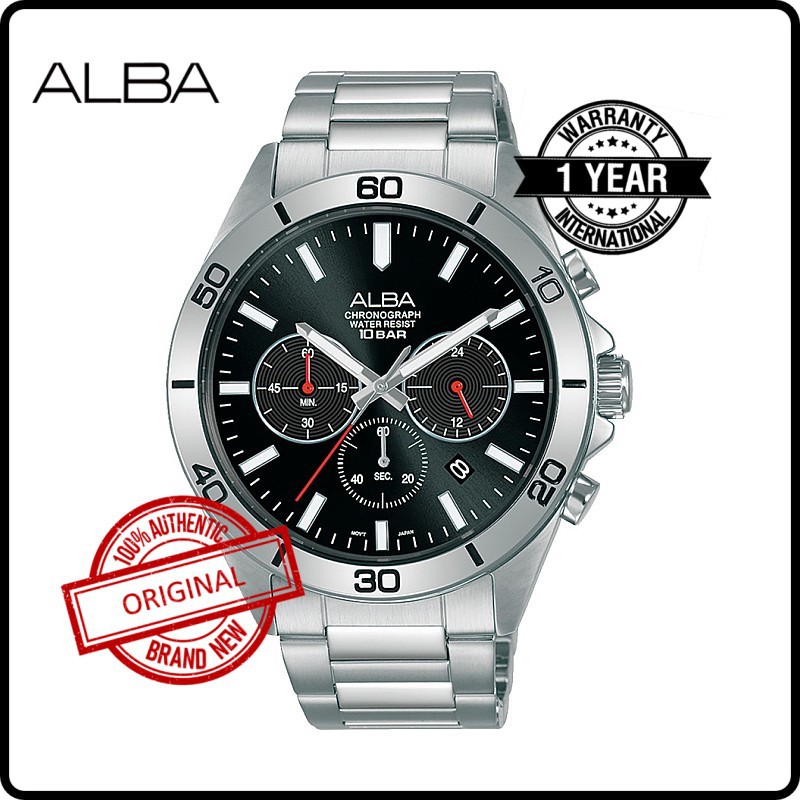 VD53-X377BSS (AT3H27X1) ALBA ACTIVE Men Original Brand New Quartz ...