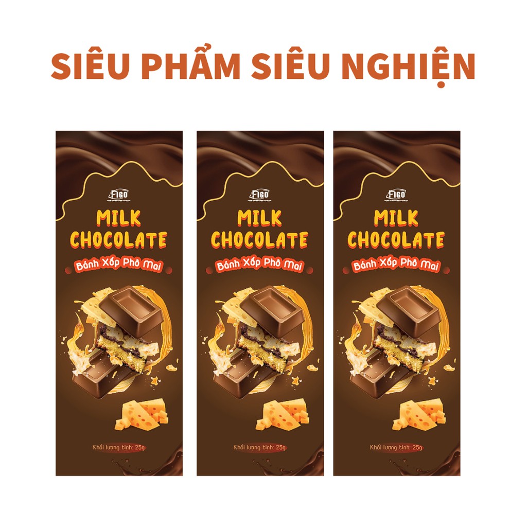 [SUPER Addictive PRODUCT-BAR 20G] Milk-flavored chocolate BAR with FIGO ...
