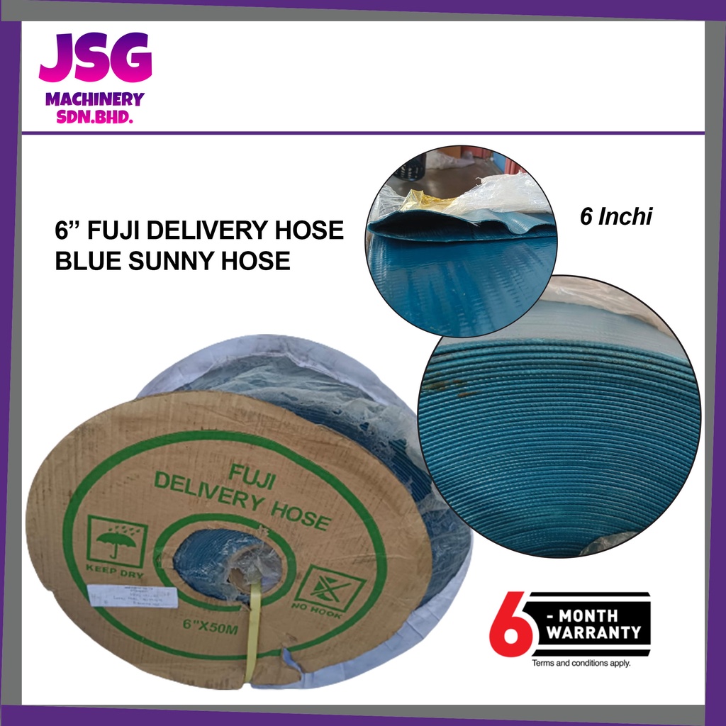 6" FUJI DELIVERY HOSE BLUE SUNNY HOSE. | Shopee Malaysia