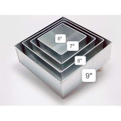 6x6x3/7x7x3/8x8x3/9x9x3 SQUARE CAKE TIN FIX BOTTOM | Shopee Malaysia