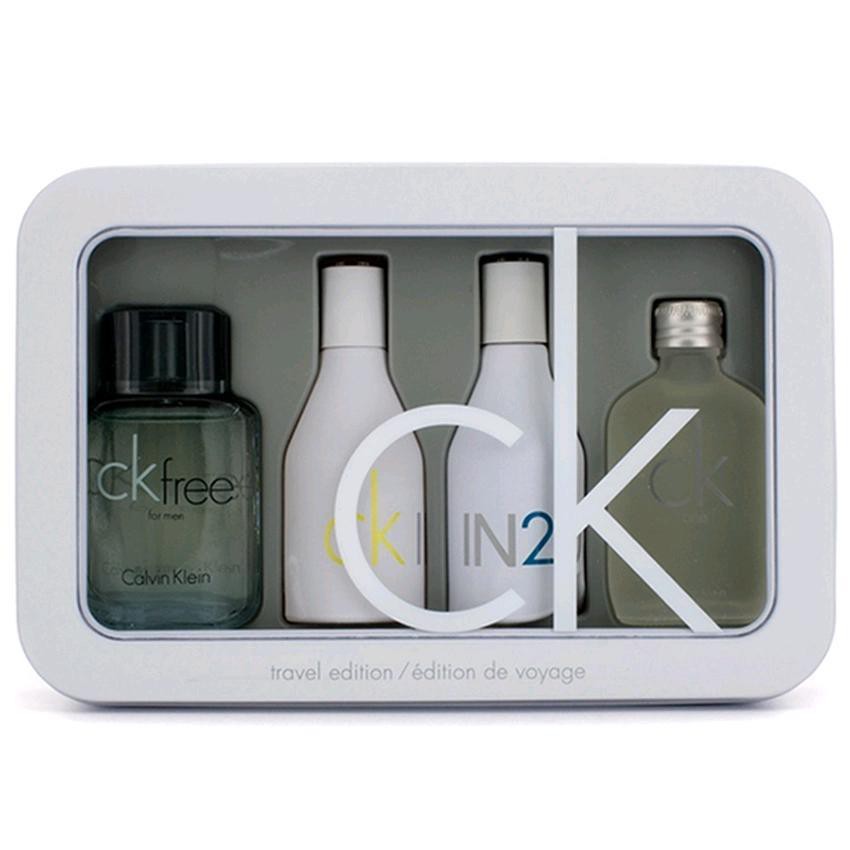 Calvin Klein CK 4 Pieces Miniature Perfume Collection Set (Gift Set ...