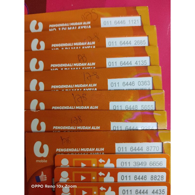 umobile new prepaid sim pack vip number/nice Number | Shopee Malaysia