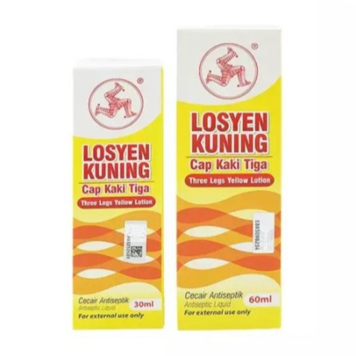THREE LEGS YELLOW LOTION 30ML / 60ML | Shopee Malaysia