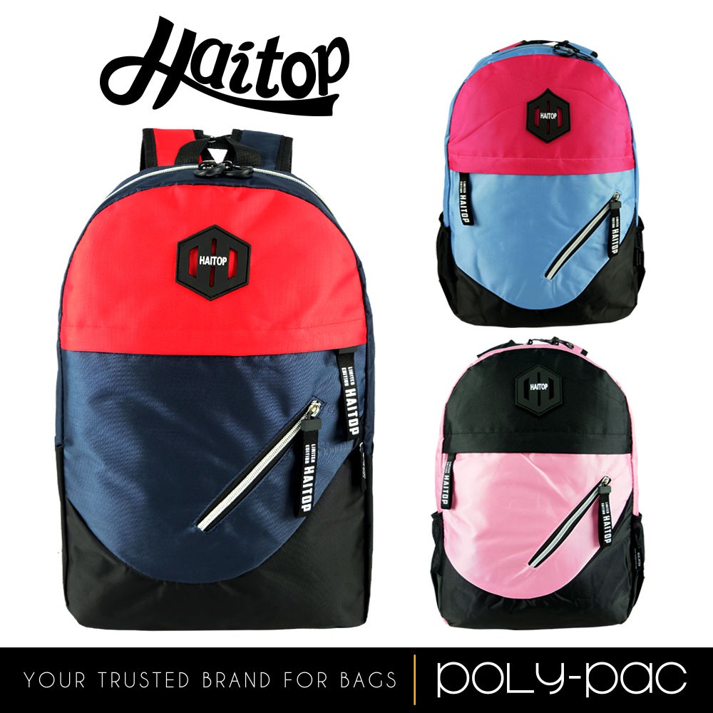 Haitop By Poly Pac 18" Korean Style Casual Backpack School Bag - HB1944 ...