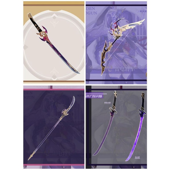 Genshin impact cosplay baal raiden shogun cosplay props kujou Sara ...