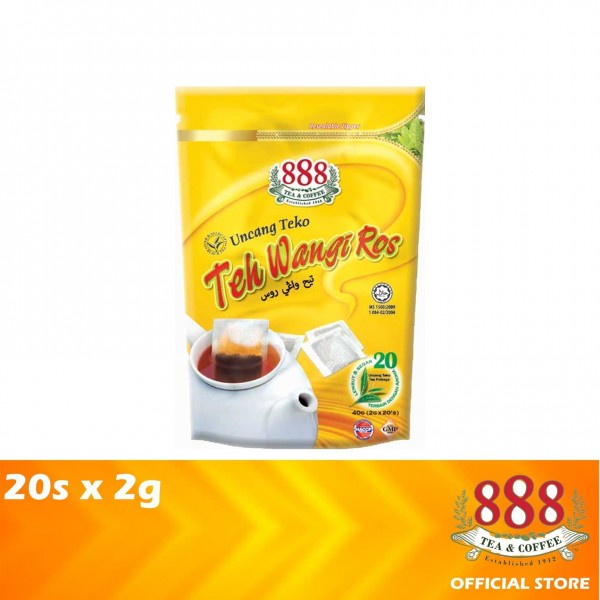 888 Teh Wangi Ros Potbags (12's/20's/40's x 2gm) | Shopee Malaysia