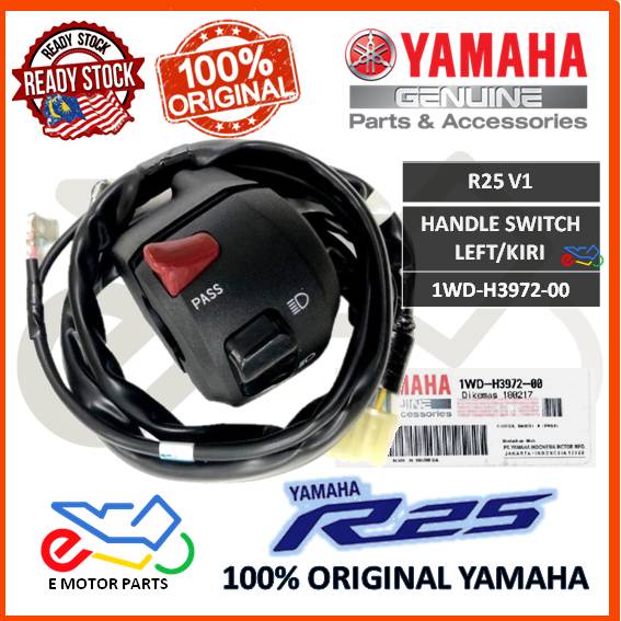 R25 HANDLE SWITCH HORN SWITCH R25 STARTER SWITCH TANGAN BUTTON YZF R25 ...
