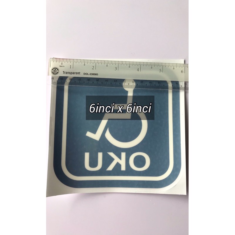 🌸Sticker OKU🌸 Tampal Dalam | Shopee Malaysia