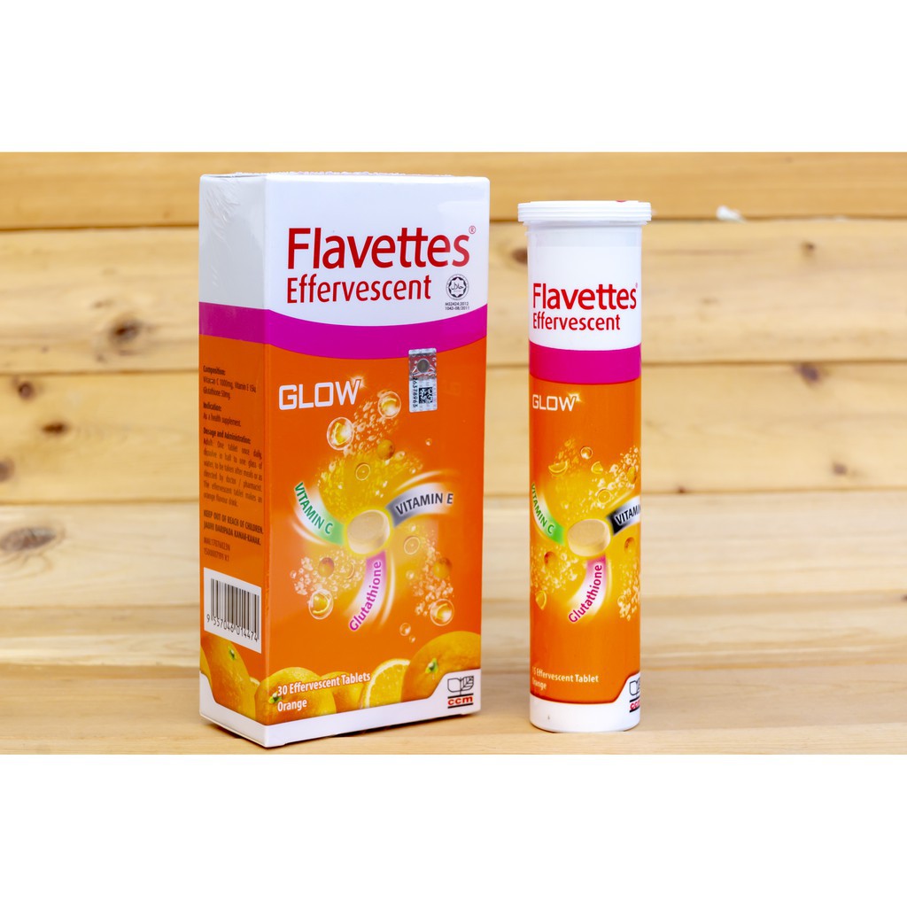 Flavettes Effervescent Glow (30 effervescent tabs) | Shopee Malaysia