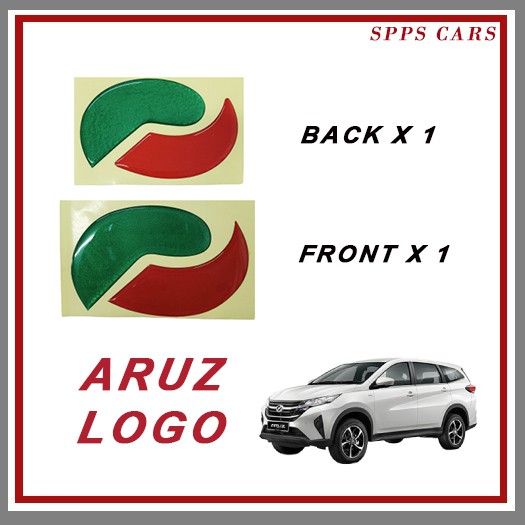 Aruz Logo Sticker Front and Back | Shopee Malaysia