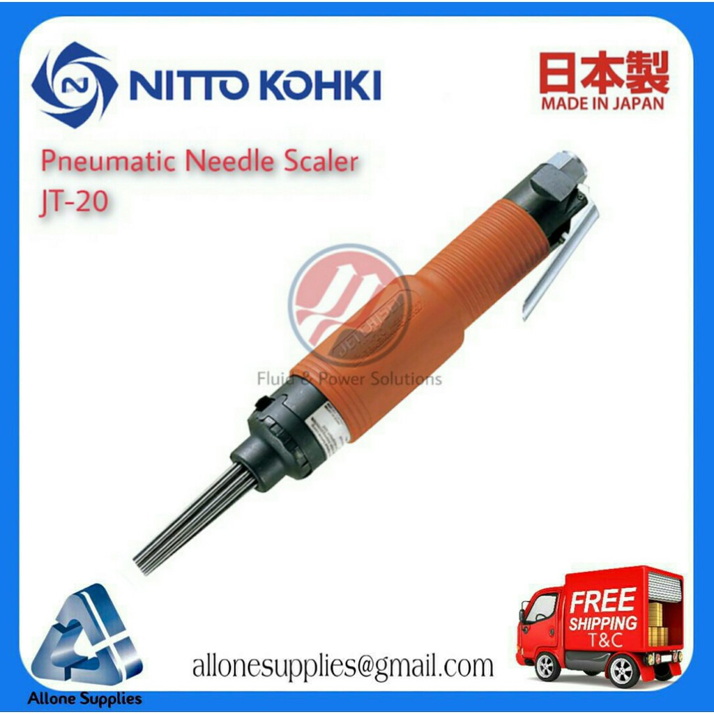Genuine "Nitto Kohki" Jet Chisel JT-20 , " Made in Japan" Needle Scaler ...