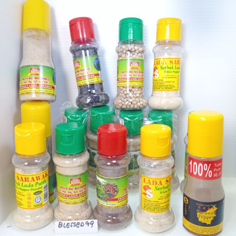 Sarawak Pepper 100% Black / White Pepper (Powder/Corned) | Shopee Malaysia