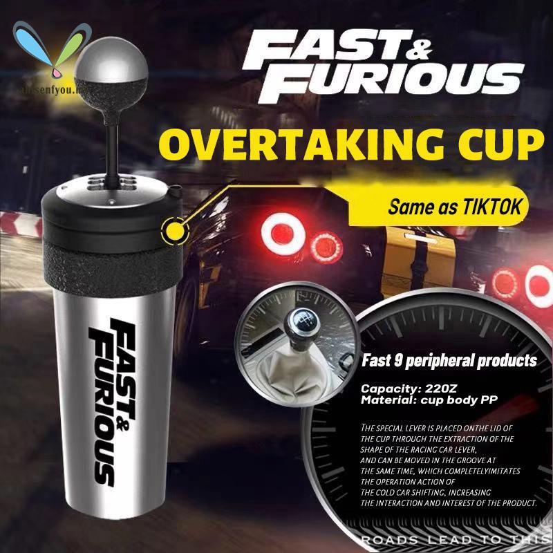 650ML Water Bottle Fast and Furious Overtaking Cup Outdoor Drinking BPA ...