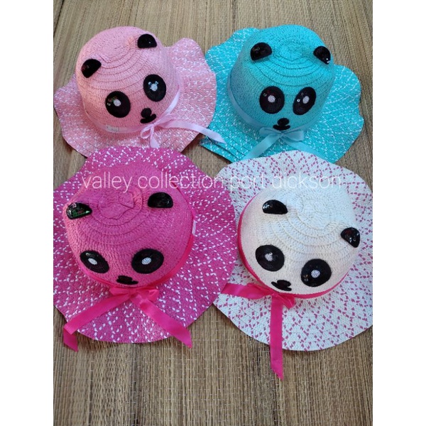 💯 READY STOCK ARRIVAL 💯 TOPI PANDA BEACH KIDS GEGIRL SIZE 52^ PORT ...