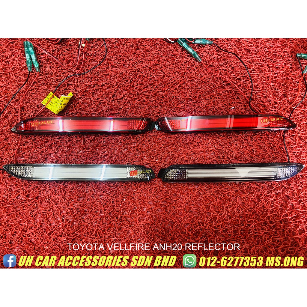Toyota Vellfire 2012 ANH20 Rear Bumper Reflector Light [READY STOCK ...