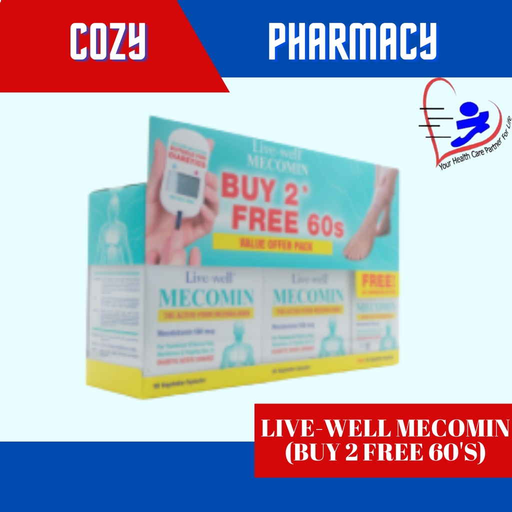 𝑳𝑰𝑽𝑬-𝑾𝑬𝑳𝑳 𝑴𝑬𝑪𝑶𝑴𝑰𝑵 500𝑴𝑪𝑮 (90'𝑺 𝒙 2 + 60'𝑺) | Shopee Malaysia