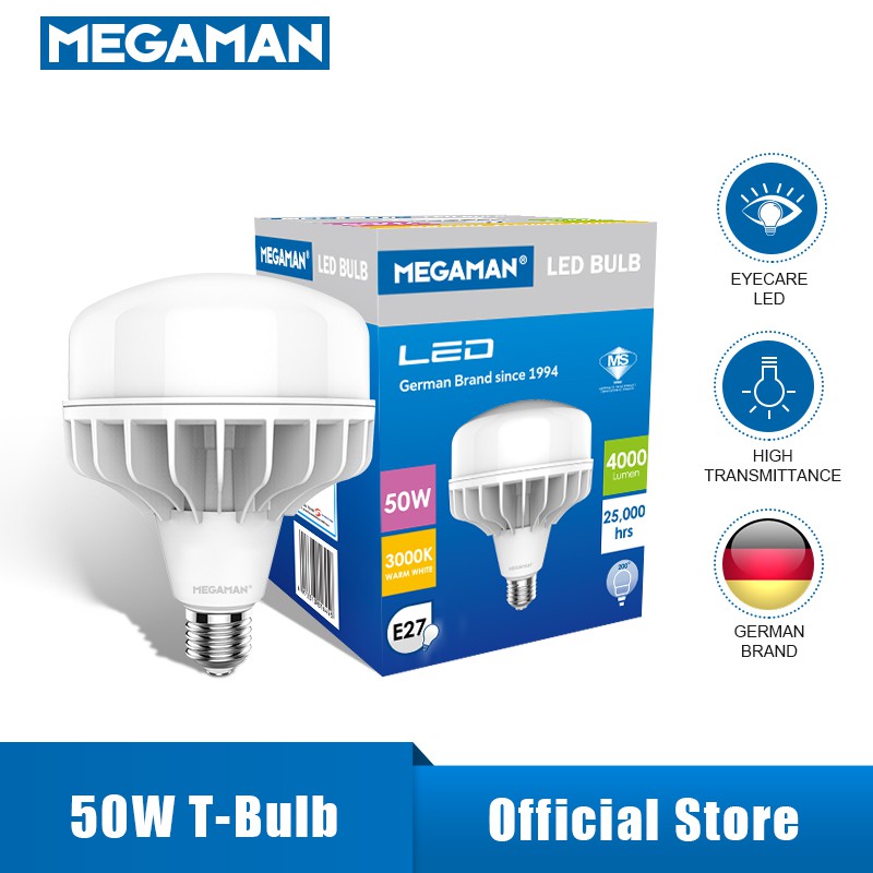 Megaman LED High Lumen T-Bulb E27 Ultra Bright Energy Saving Lighting ...