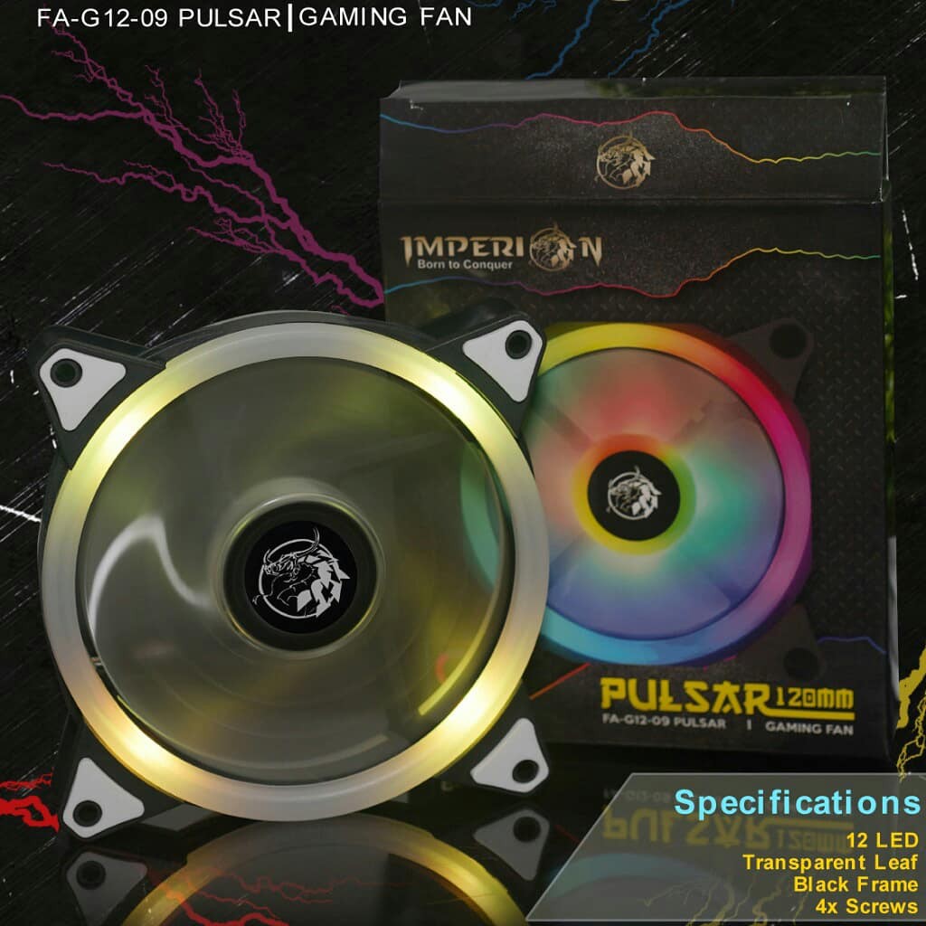 Imperion PULSAR - FAN CASING 12CM RUNNING RGB | Shopee Malaysia