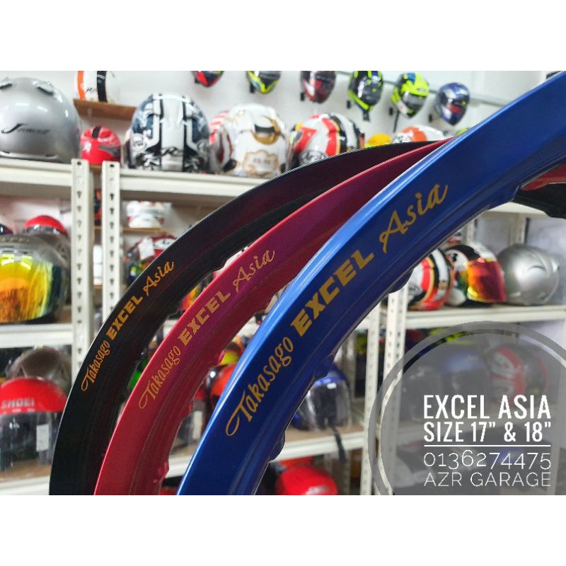 RIM TAKASAGO EXCEL ASIA SIZE 17 & 18 | Shopee Malaysia