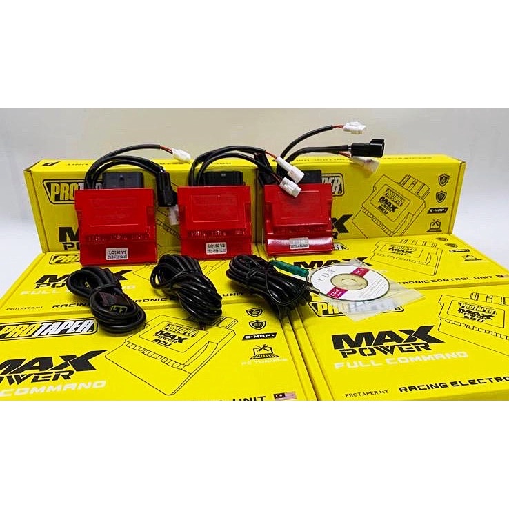 PROTAPER Y15/ RS150/ SRL115 FI / Y16 & R15 /NVX155 MAX POWER RACING ECU ( DAPAT SEKALI CABLE ...
