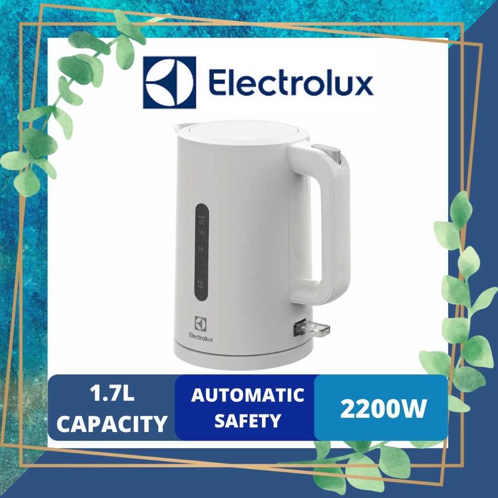Electrolux Jug Kettle (1.7L/2200W) Easy-Open Lid E2EK1-100W | Shopee ...