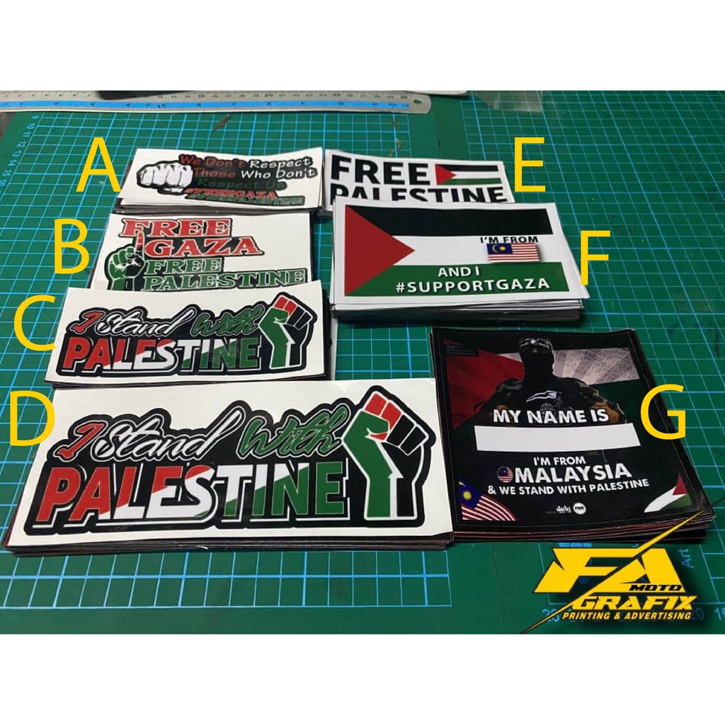 STICKER SOLIDARITI PALESTINE SAVE PALESTINE | Shopee Malaysia