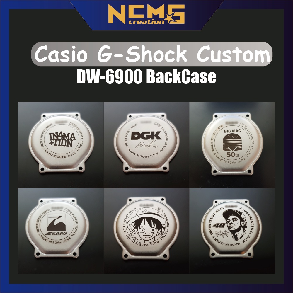 [NCMS] Casio G Shock DW6900 Backcase DW6900 Custom BnB INAMATION Rasta ...