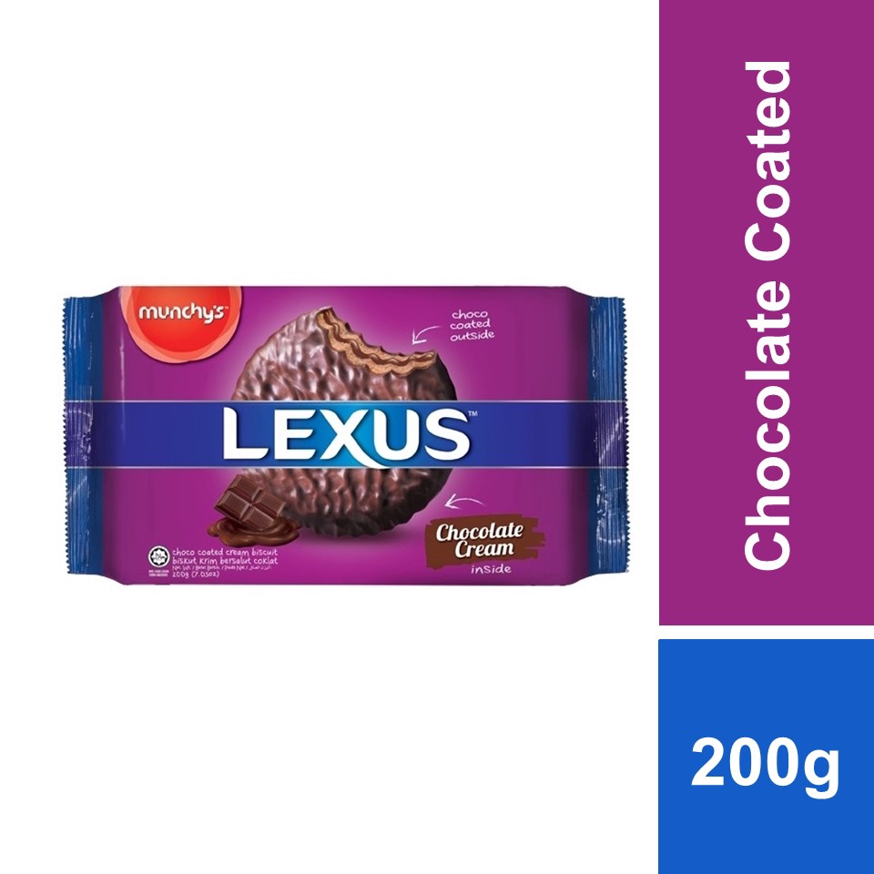 Munchy's Lexus Choco Coated Cream Biscuits 200g | Shopee Malaysia