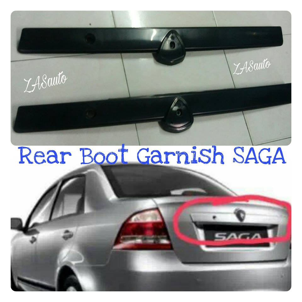 Rear Boot Garnish Black Proton Saga Blm Fl Flx grille gril | Shopee ...