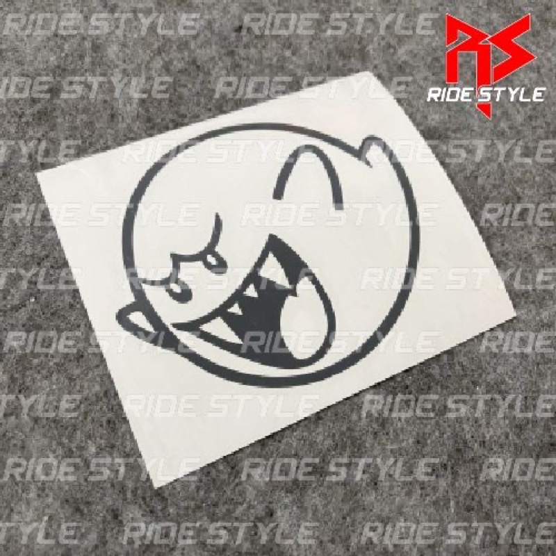 Funny Ghost Head Car Sticker WIndscreen Bumper Bonet Tank Pertrol Car ...