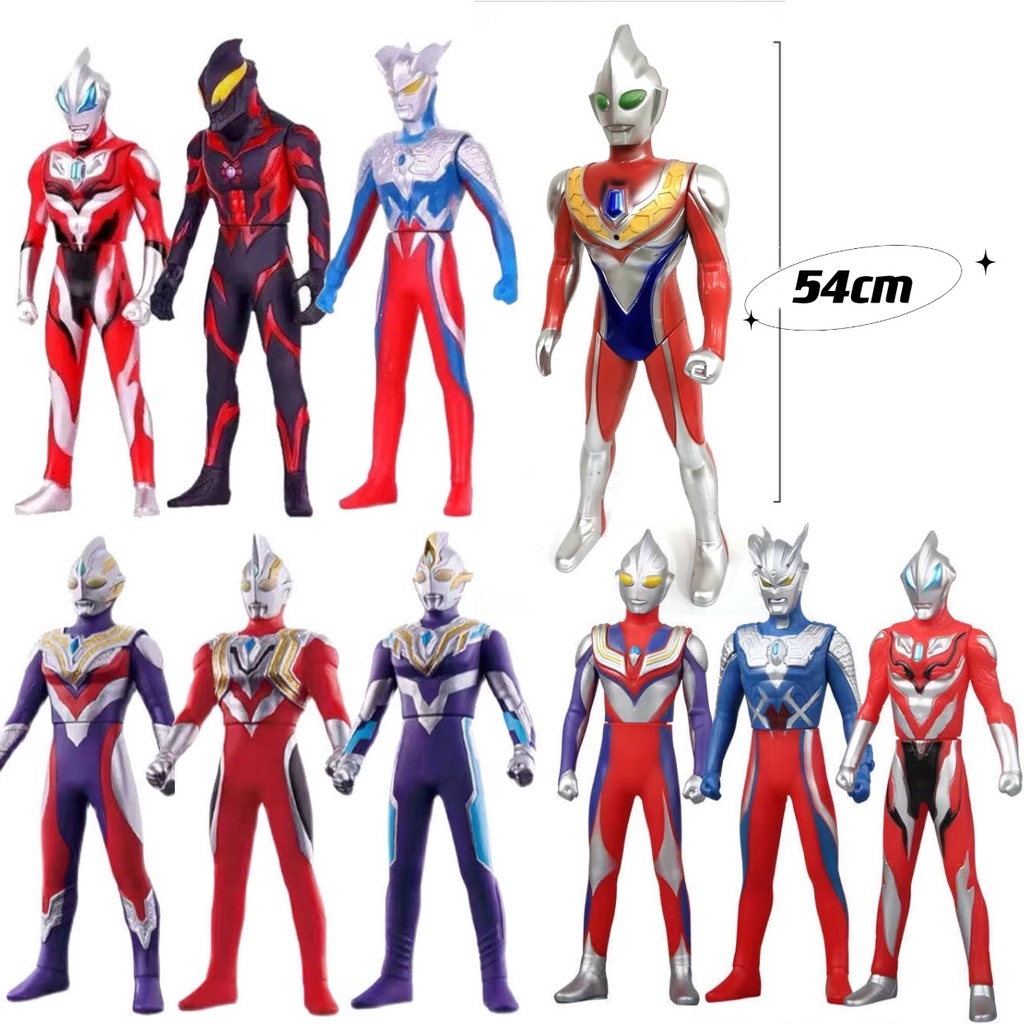 54 cm BIG Ultraman Toys Light with Sound Ultraman Kids Toys Superhero ...