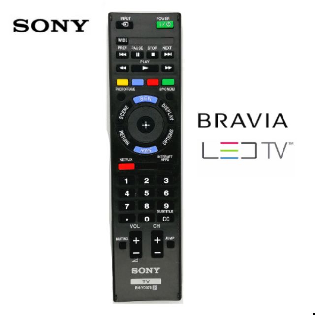 SONY LED/LCD TV Remote Control Replacement (RM-YD075) | Shopee Malaysia