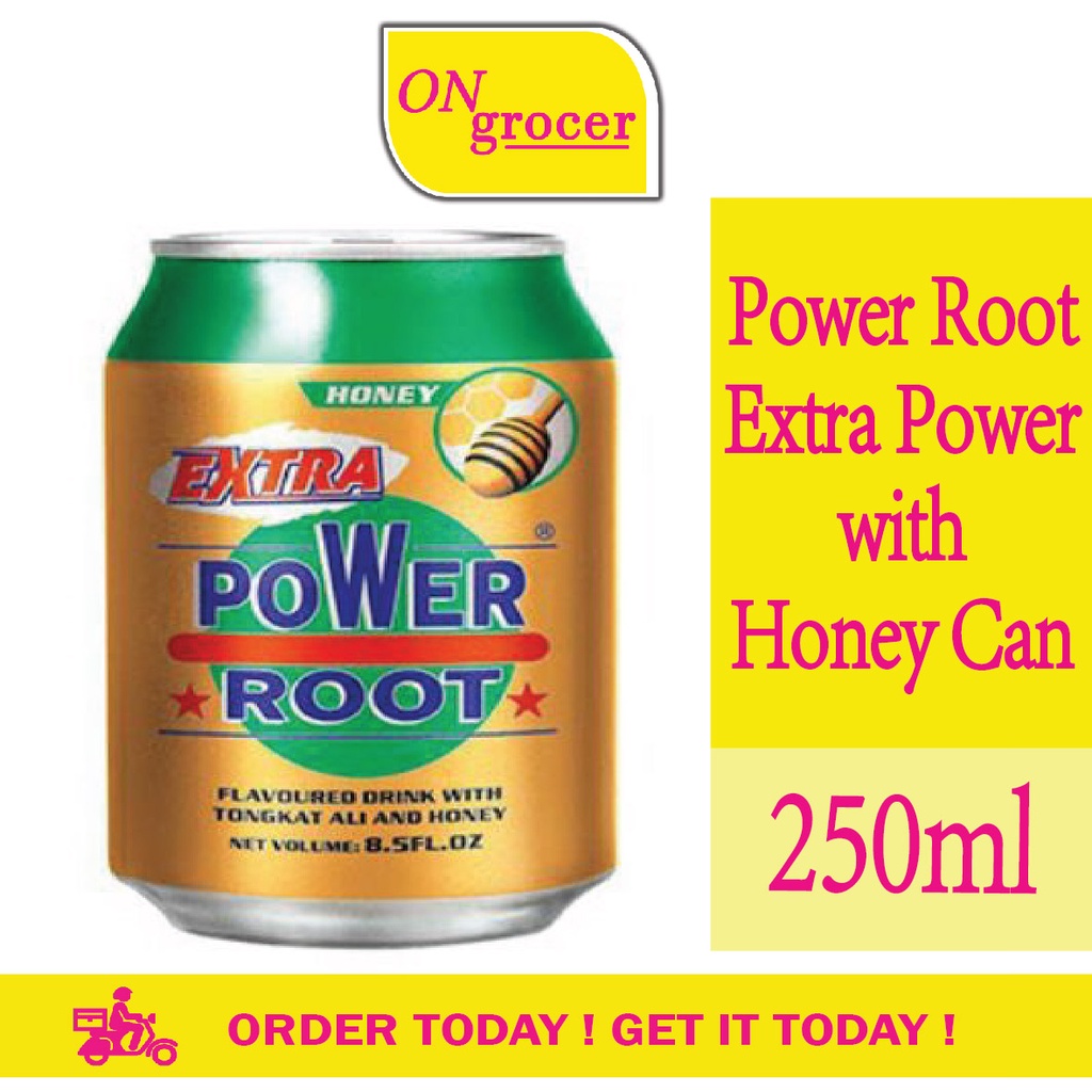 Power Root Extra Power with Honey Can 250ml | Shopee Malaysia