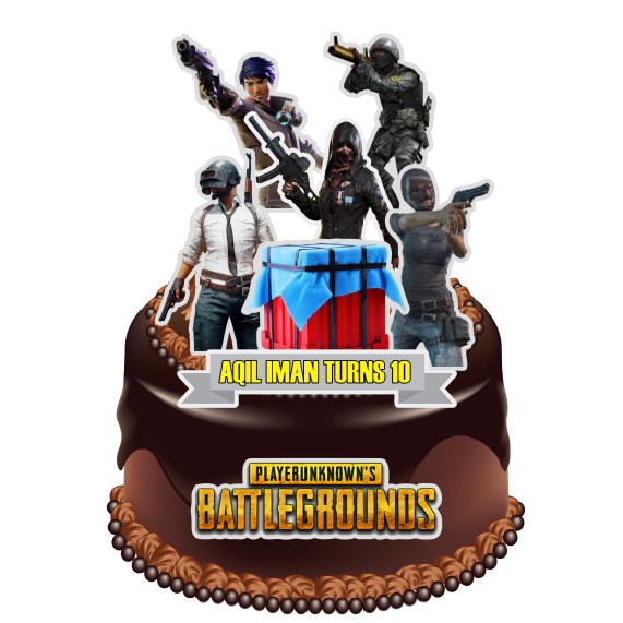 PUBG Game Cake Topper | Shopee Malaysia