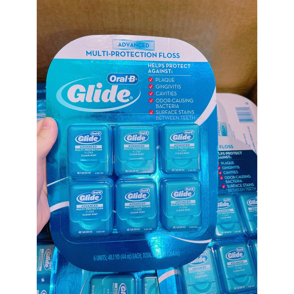 Oral-b Glide USA dental floss [Load of 6 small boxes, each box includes ...