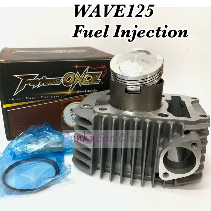 Block Racing W125 Fuel Injection STD 57mm FURIOUS ONCE Wave125 Fi Wave ...