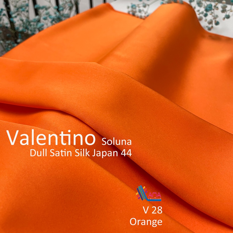 Ana Textile V1-V80 Dull Satin Valentino Soluna Silk Japan Bidang 44/45 ...