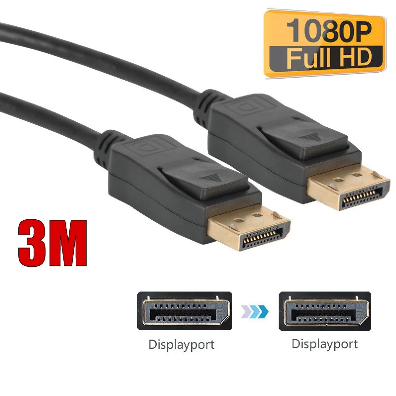 1080/4k DisplayPort Cable DP to DP Lead Display Port Adapter Cable ...