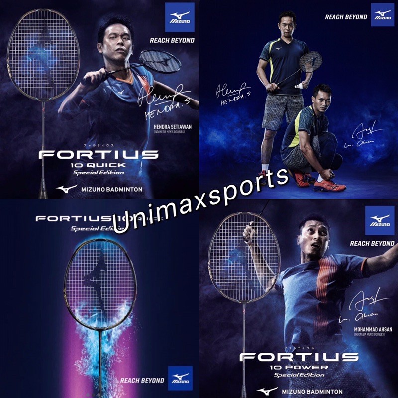 Limited Edition🔥Mizuno Fortius 10 Quick 2020 Badminton Racquet (free ...