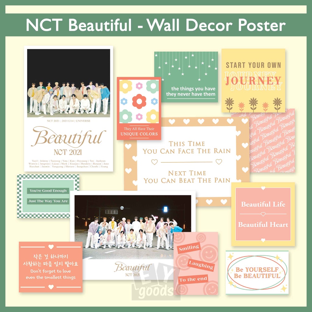 Wall Decor nct 2021 Universe Beautiful walldecor Art print postcard ...