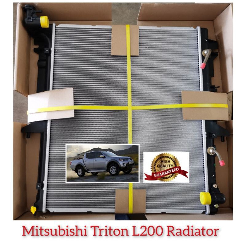 mitsubishi Triton Radiator tangki air Double layer tebal 26mm HIGH ...